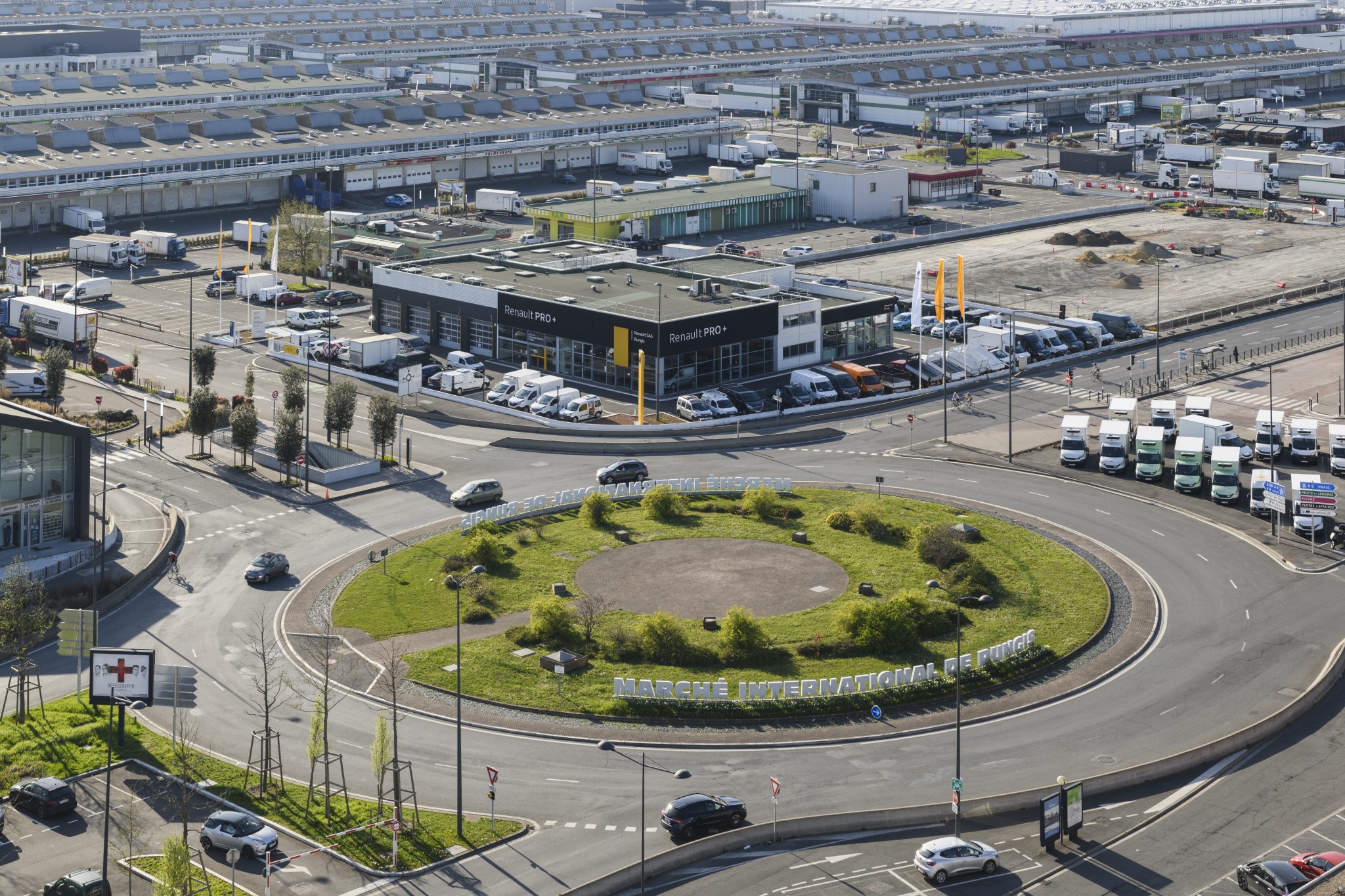 Réalisation : La couture urbaine du marché de Rungis, Semmaris